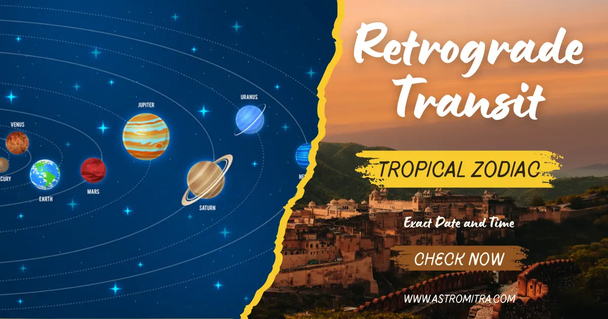 Retrograde Dates Finder Based on Western Astrology